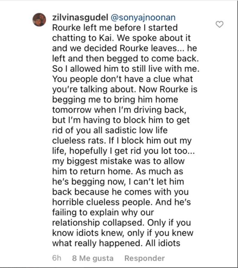 It's not about the break up