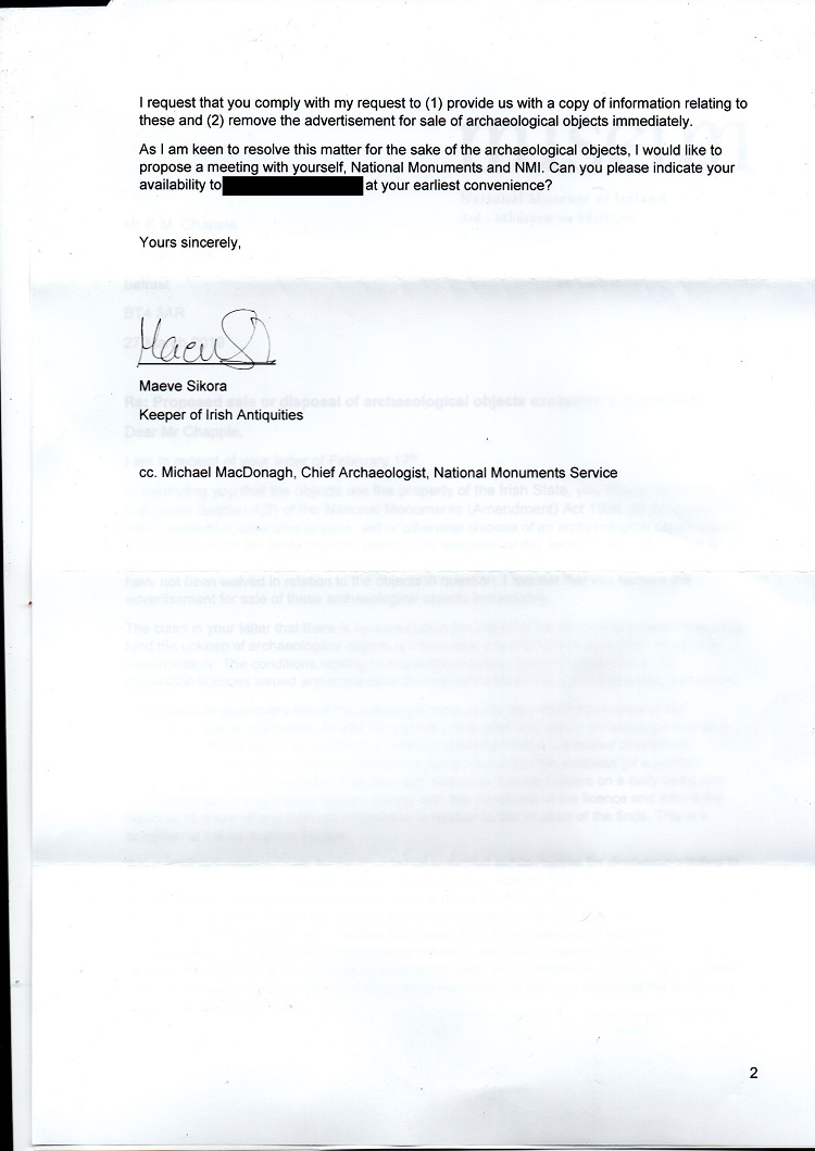 I got a letter on a lonesome day: The anatomy of a dispute with the ...