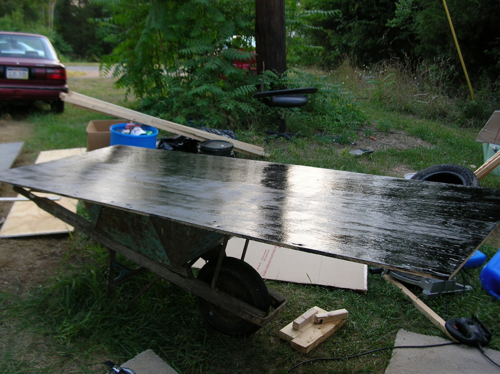 Build Your Own Enclosed Trailer Using A Pop-Up Camper Frame: Prepping ...