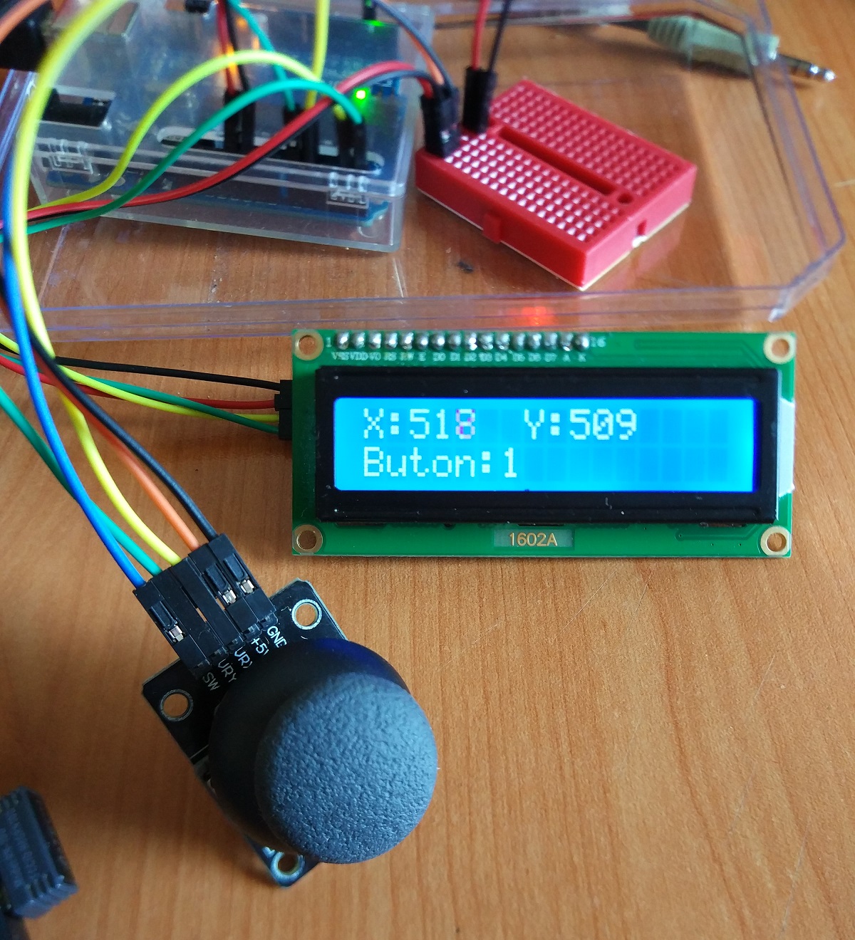 Arduino Joystick & I2C LCD Kullanımı