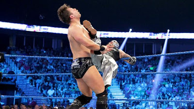 WWE In live!!!!: REY MYSTERIO & SIN CARA vs CODY RHODES & THE MIZ