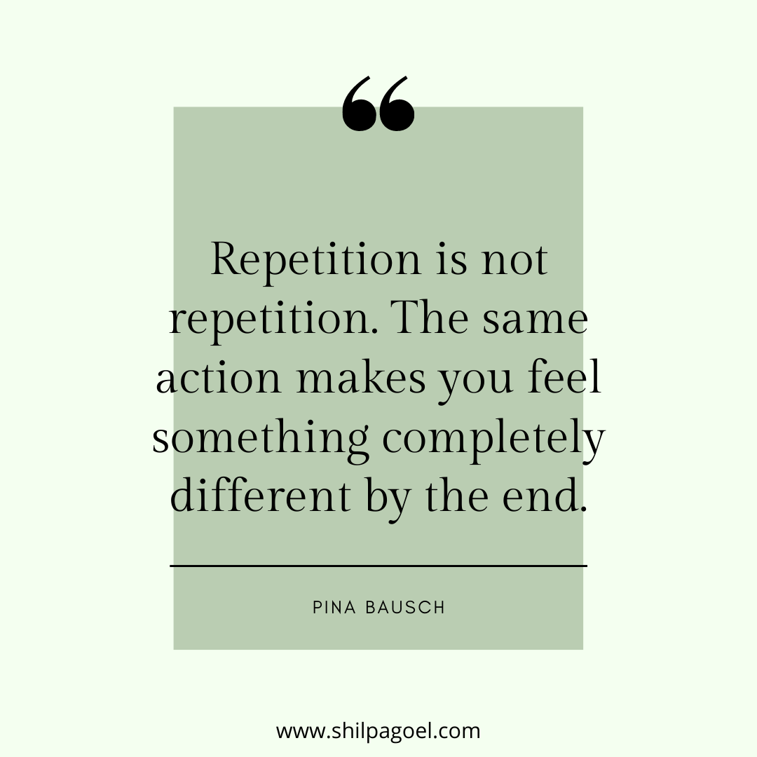 The Power of Repetition
