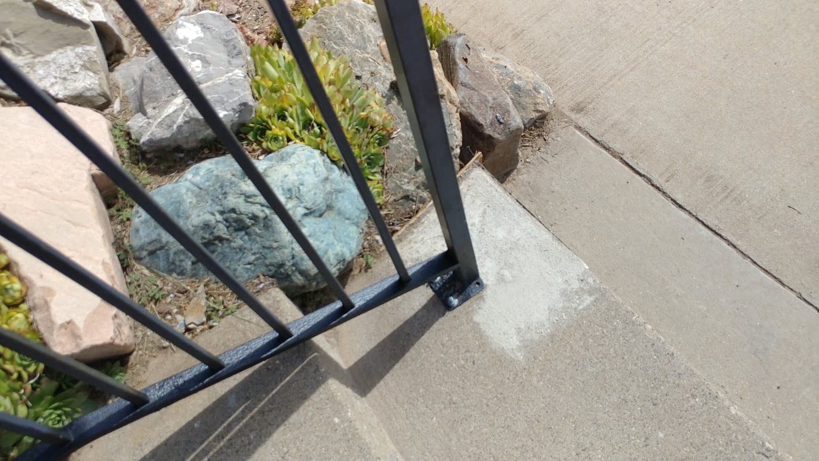 The "Secret" is Gratitude: Fixing a Broken Handrail Screwed Into Cement ...