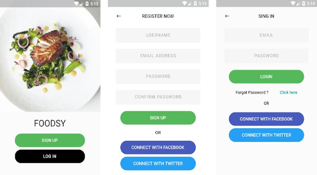 A Food app built with Flutter - Flutter Tutorial