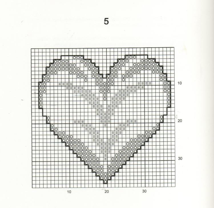 Cross Stitch : 30 Free Easy Heart Cross Stitch Patterns