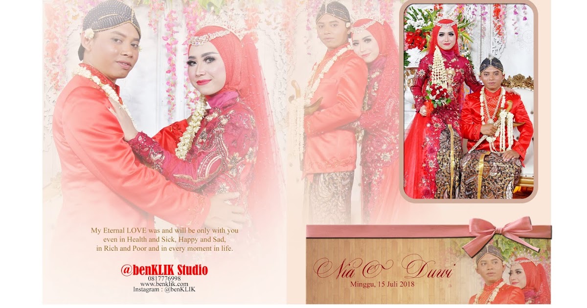 Contoh Paket Foto Wedding Standar 1, Harga 1,5 Juta (Nia & Dwi)