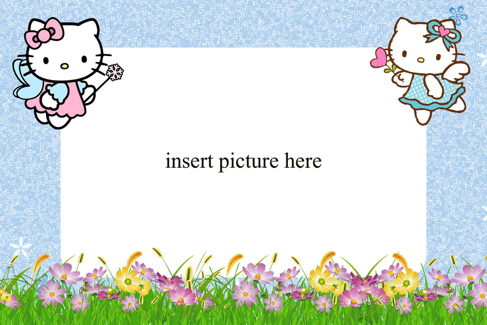 Hello Kitty PNG Frame02 - Printable PNG Frames | Cartoon Character PNG ...
