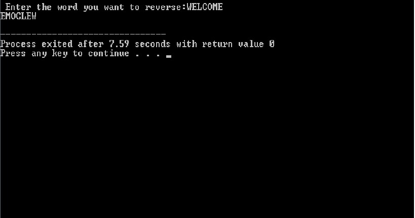 CODING BCA.: C Program to Reverse a String using Stack