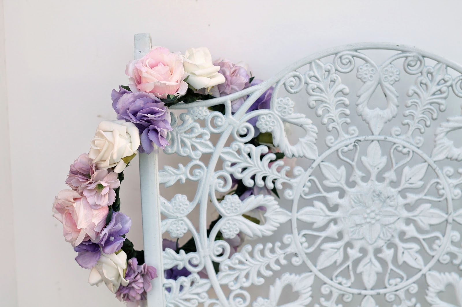 Rose Tinted Illustration: CUSTOM ROSE TINTED FLOWER CROWN // PALE PINK ...