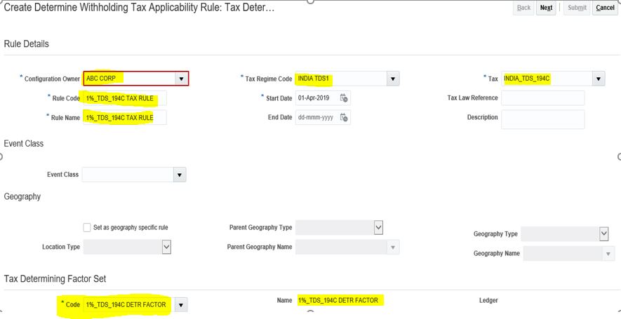 Oracle Application's Blog: Chapter 78: Oracle Fusion Tax Implementation