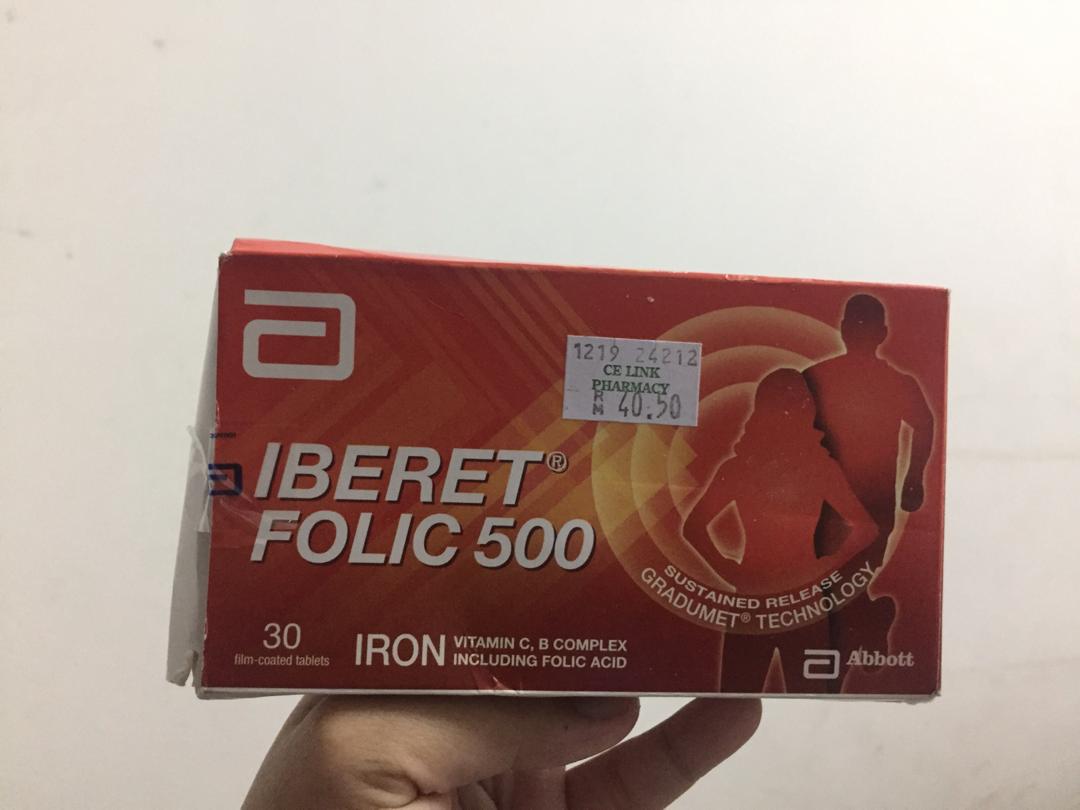 IBERET FOLIC 500 KHAS UNTUK IBU MENGANDUNG