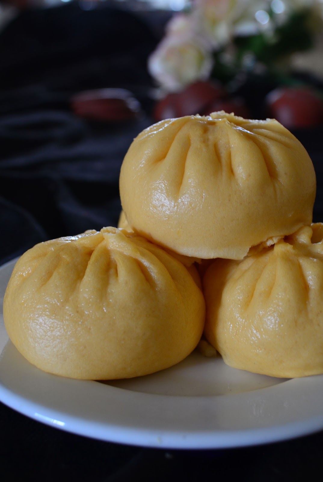 Annie's Paradise: 蕃薯菜包 (全素) Sweet Potato Vegetable Pau