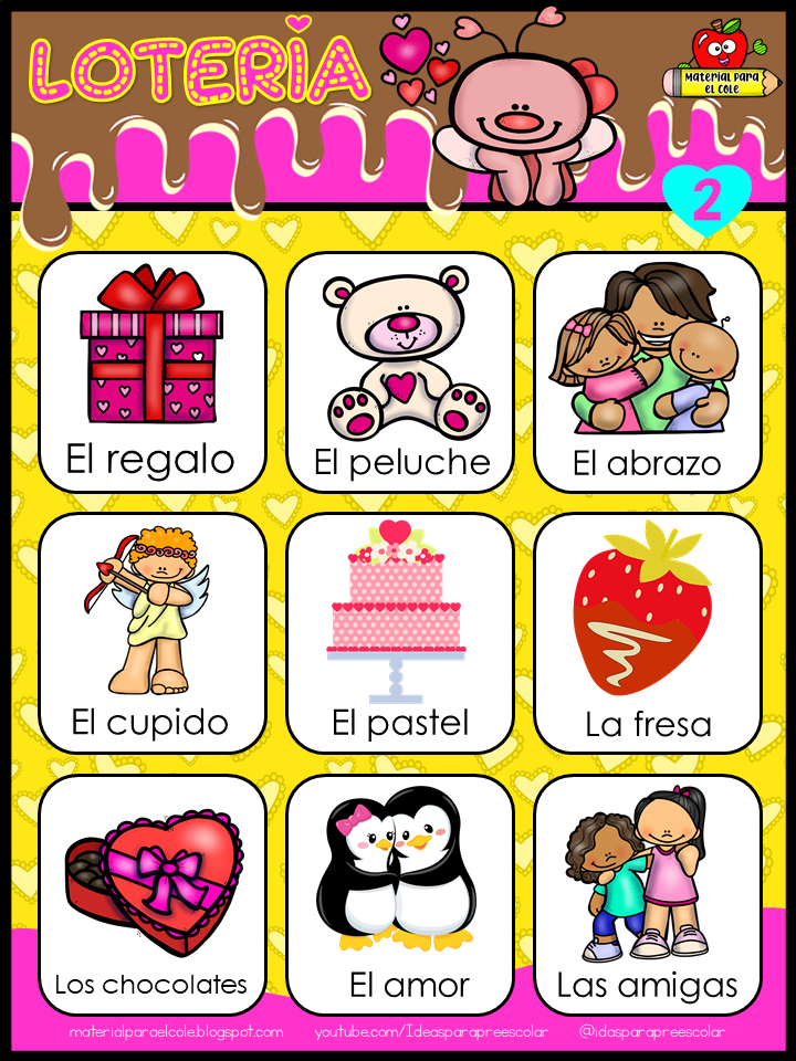 LOTERÍA DE SAN VALENTÍN(14 DE FEBRERO)