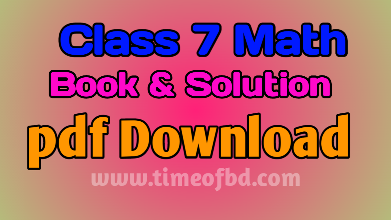 Class 7 Math Book Solution Bangladesh Pdf 2023 class-7-math-book-solution-bangladesh-pdf-2023