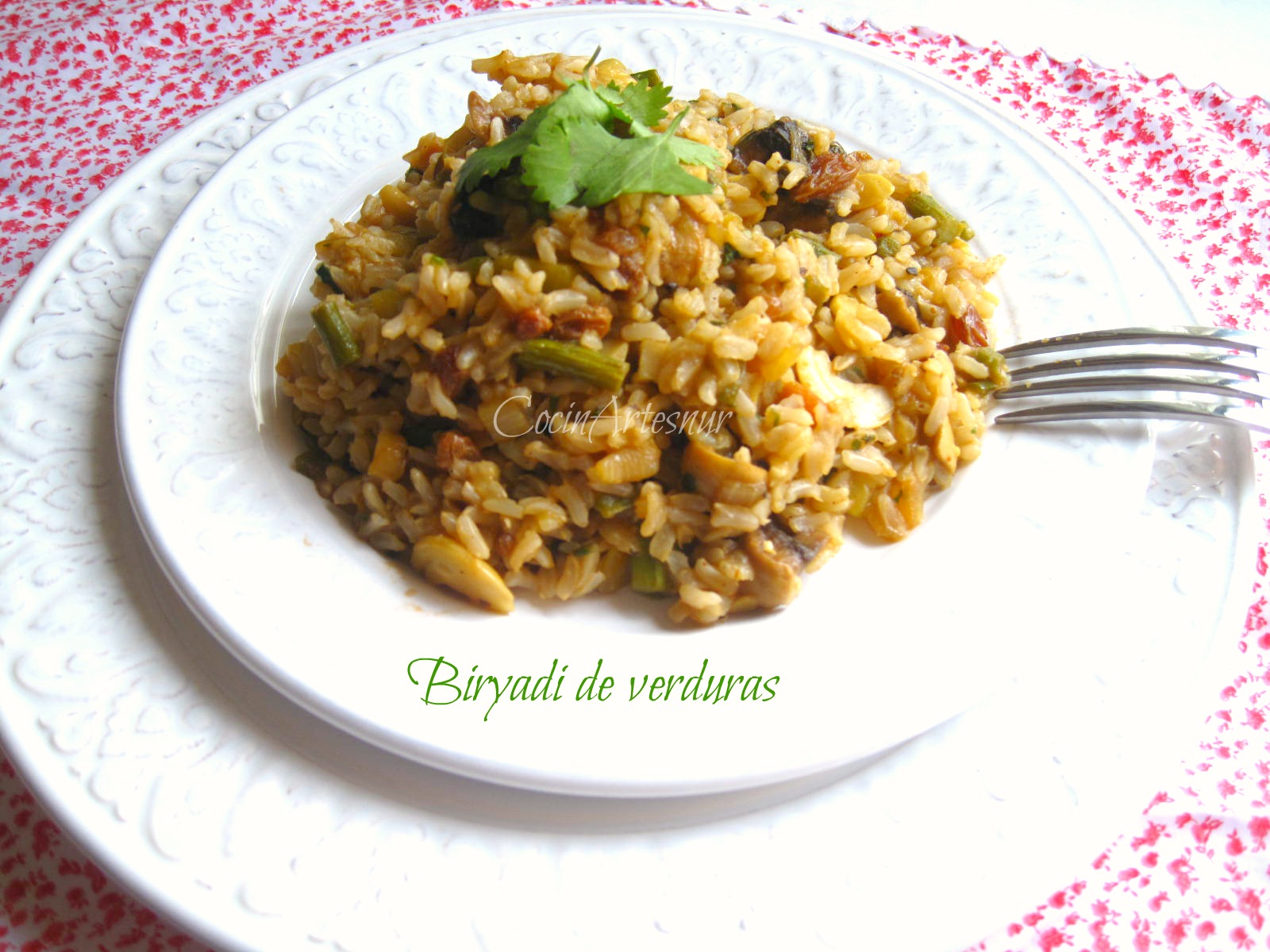 CocinArte: Biryani de verduras sin lactosa