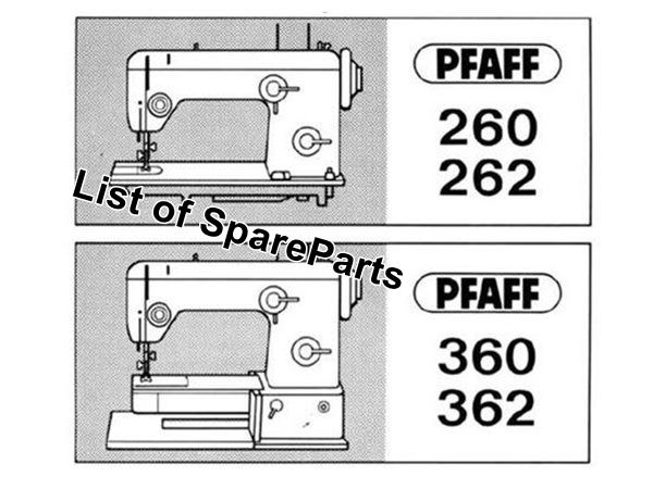 Pfaff Spare Parts Catalogue Pdf | Reviewmotors.co