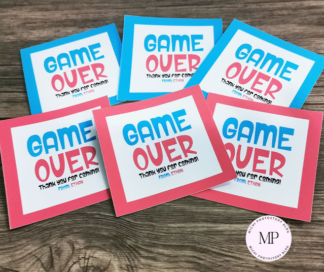 Michi Photostory: DIY Gamer Birthday Party Theme