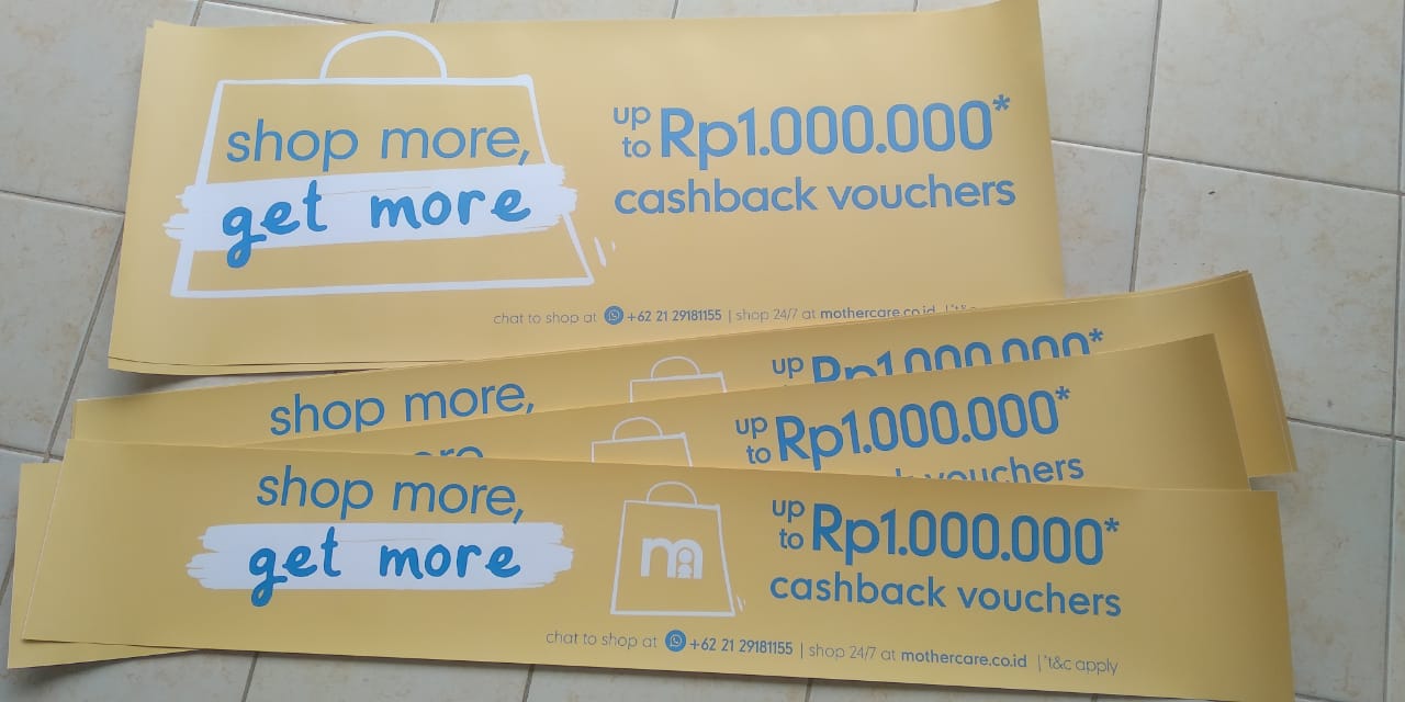 Cetak Label Promosi Bahan Albatros ~ Print Corner