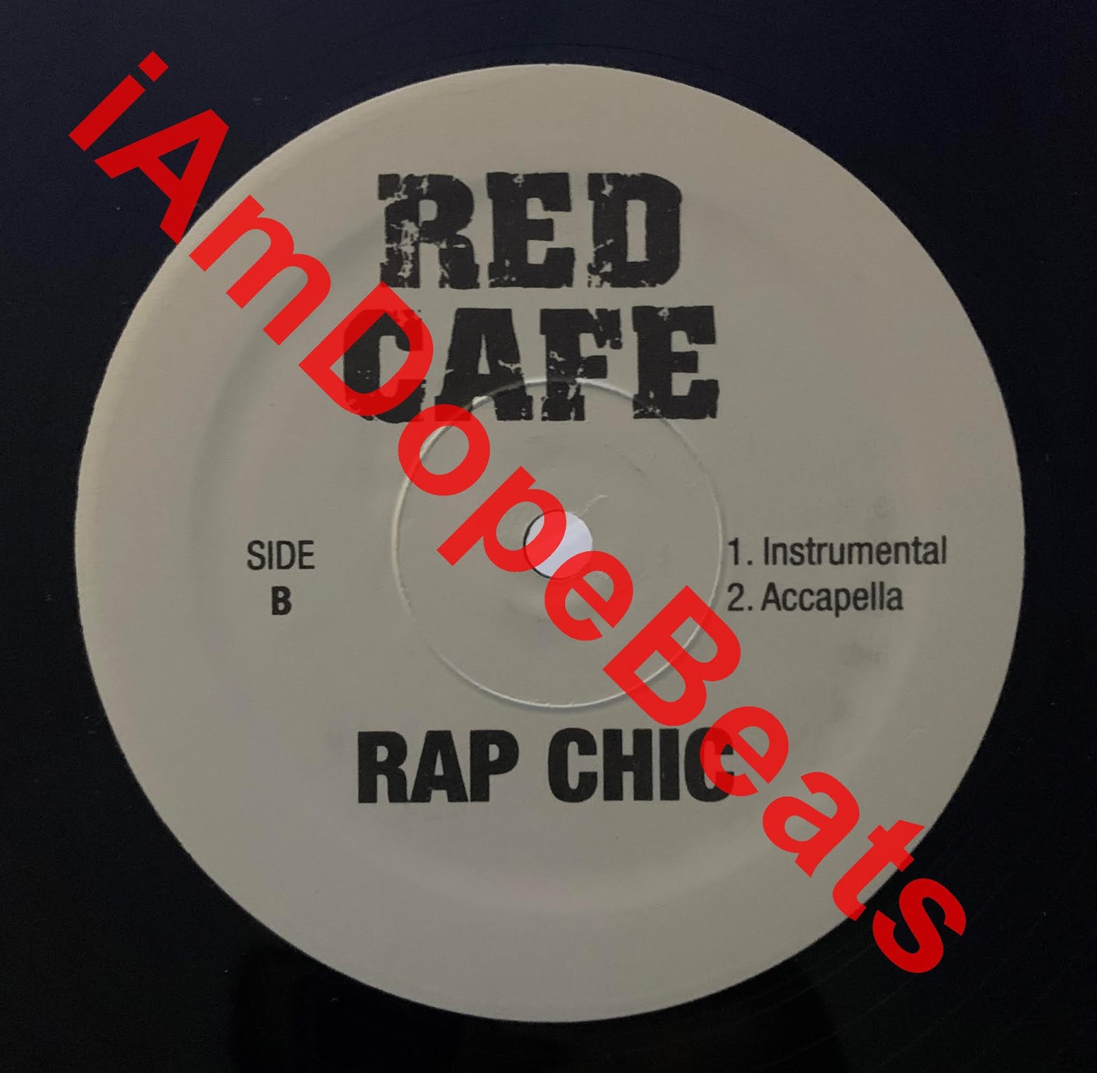 iAmDopeBeats Catalog: Red Cafe - Rap Chic [Promo Vinyl Single]