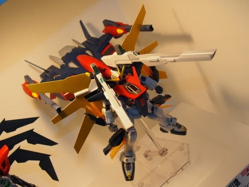 Robot Damashii (SIDE MS) Gundam Double X + G Falcon on Display at ...