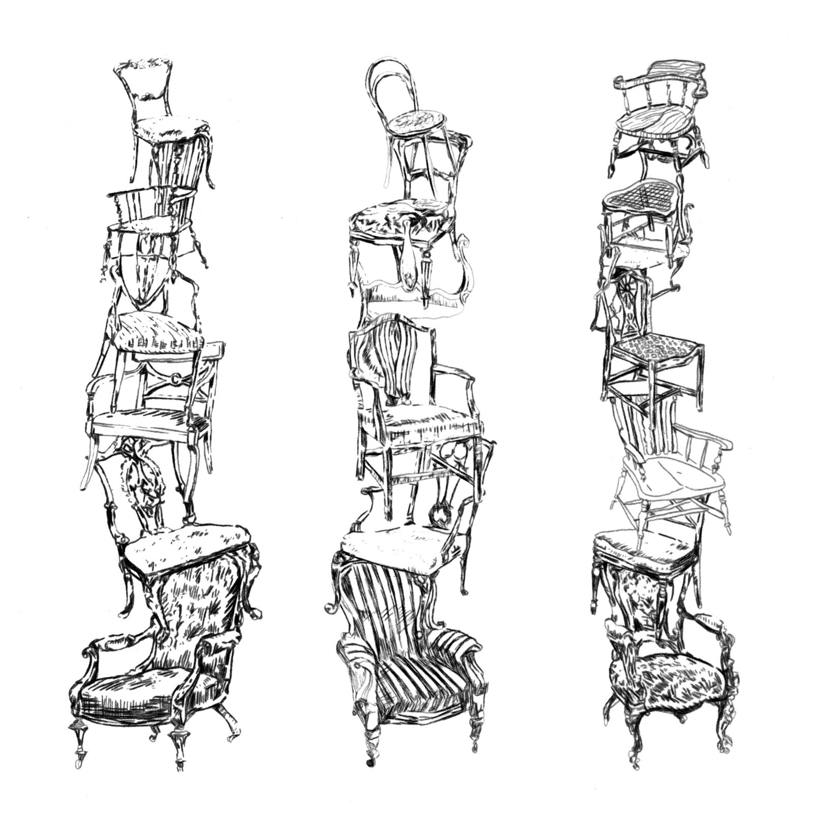 me, mel brown: Support Structure Chairs...