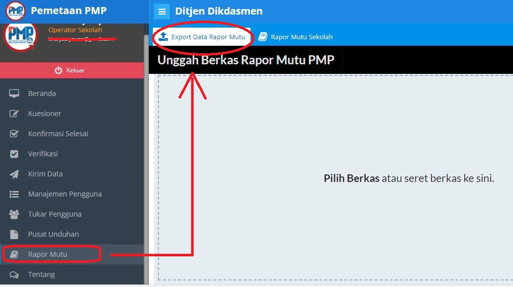 [Cara] Memasukkan Nilai RAPORT Mutu ke DALAM Aplikasi PMP - lee-z-h