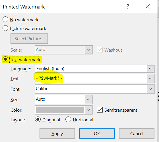 Oracle Fusion ERP RICE: How to Create Conditional Watermark In RTF Template