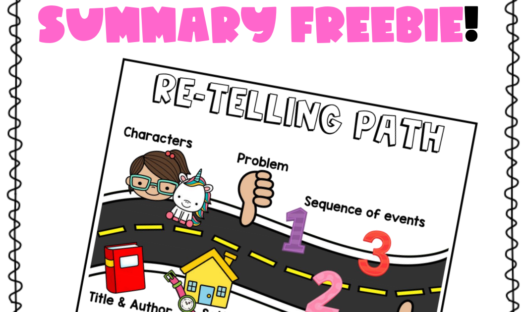Welcome to the UNI-corner: Retelling Path Summary Freebie