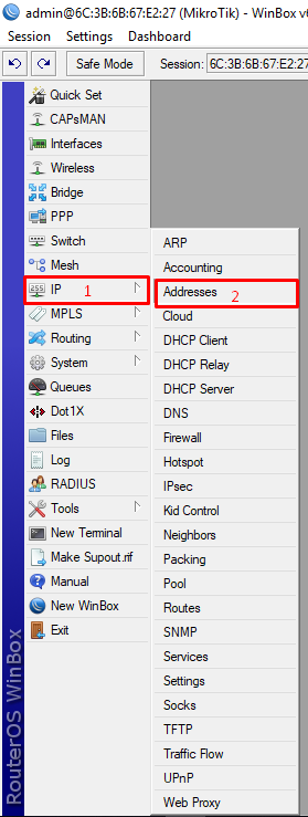 Setting IP Address Mikrotik - .:FORCE MAGIC TECH:.