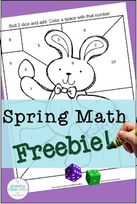 Primary Inspiration: Roll and Add Spring Freebie