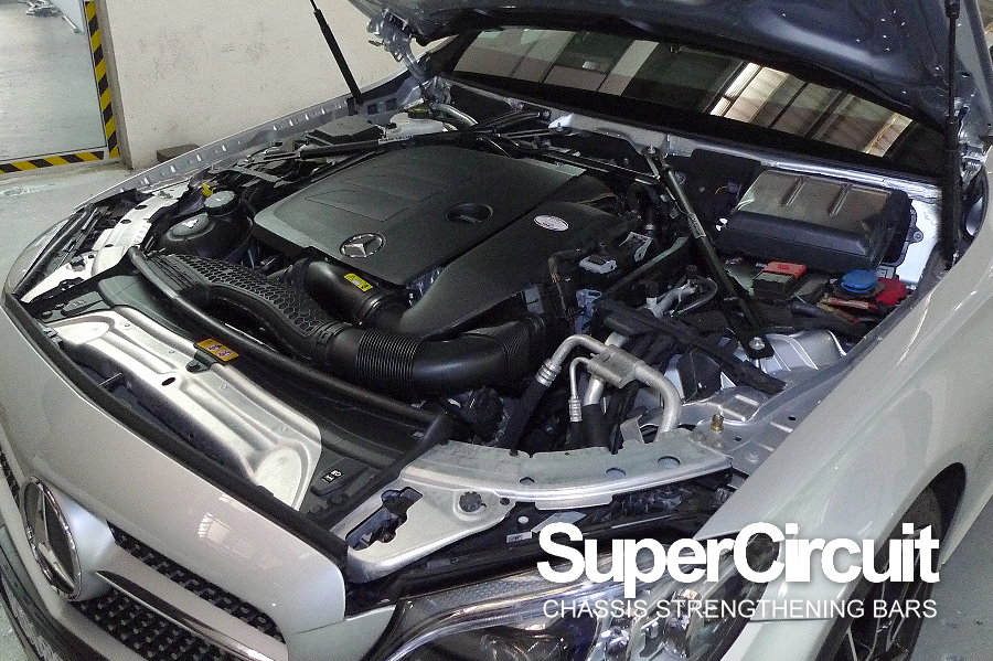 SUPERCIRCUIT CHASSIS STRENGTHENING BARS: Mercedes Benz C300 (W205 ...