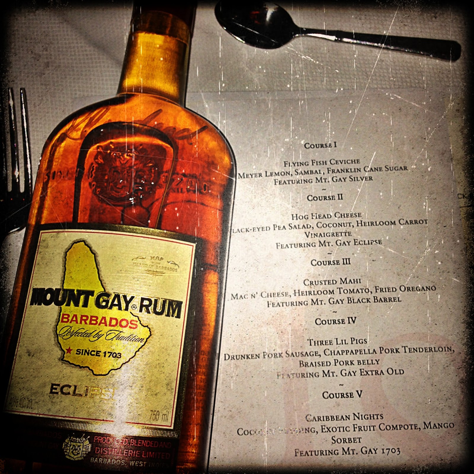 Bite and Booze: Mount Gay Rum Dinner at 18 Steak