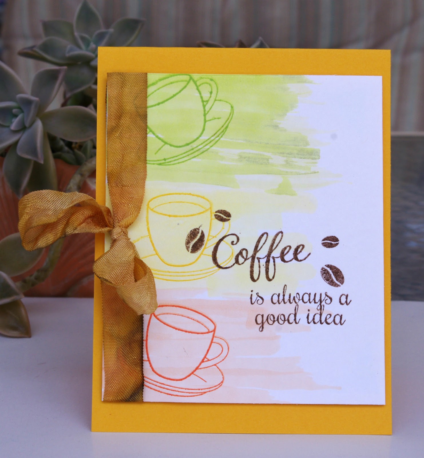 Handmade Cards By Helen: Coffee Lovers BlogHop-Summer '16