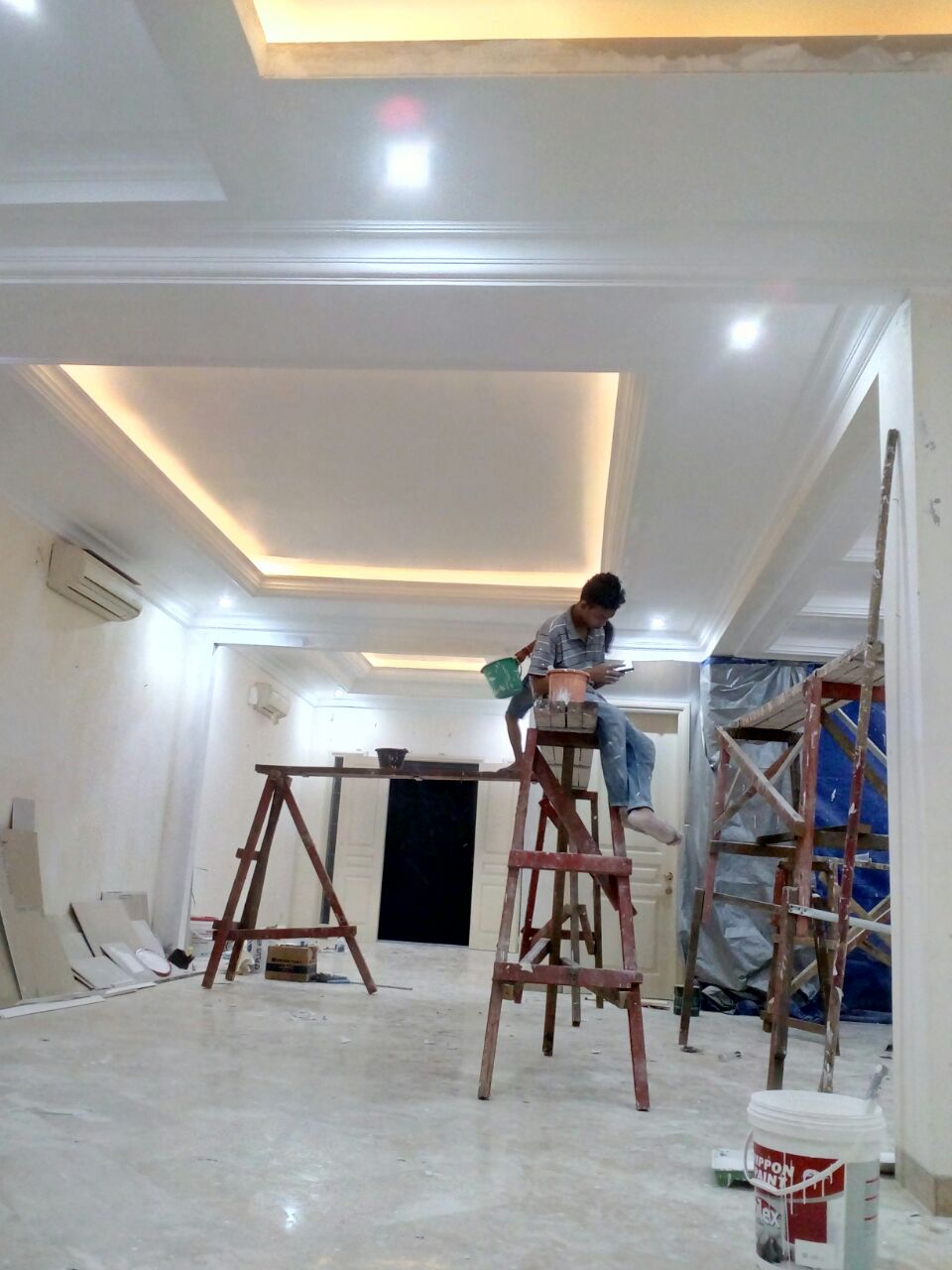 CONTOH BERBAGAI MACAM RANGKA PLAFON DAN MODEL PLAFON GYPSUM - PUTRA ...