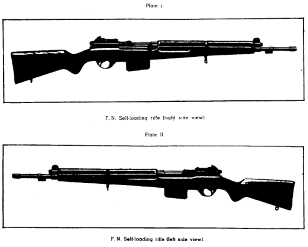 FN 49 INFANTRY RIFLE BLUEPRINTS