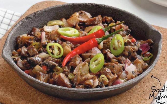 Food Bucket: SIZZLING MUSHROOM SISIG