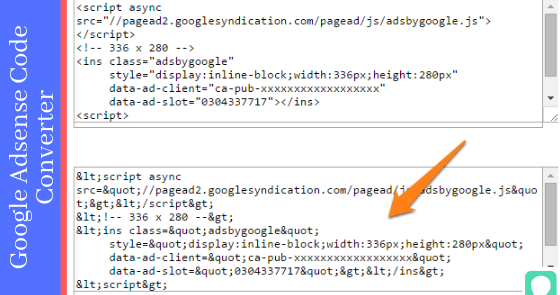 Parse HTML for Blogger XML Templates - ऐडसेंस कोड कन्वर्टर टूल