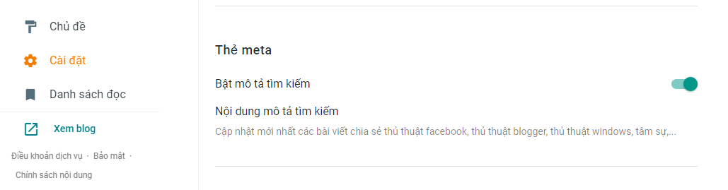 Tối ưu hóa blogspot thật đơn giản