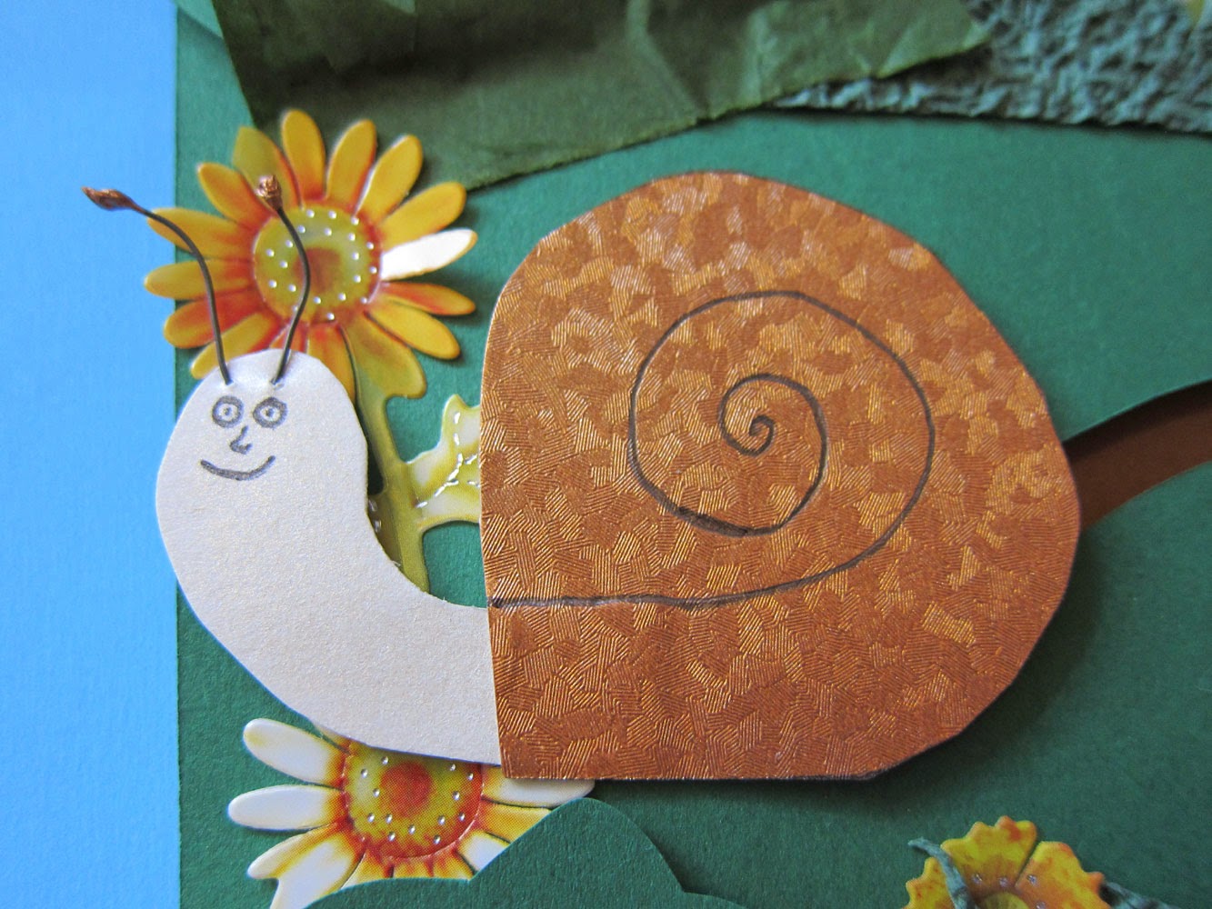 DIY card: Snails card