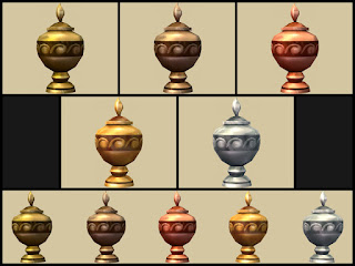 TheNinthWaveSims: The Sims 2 - The Sims 4 Decorative Urn for The Sims 2