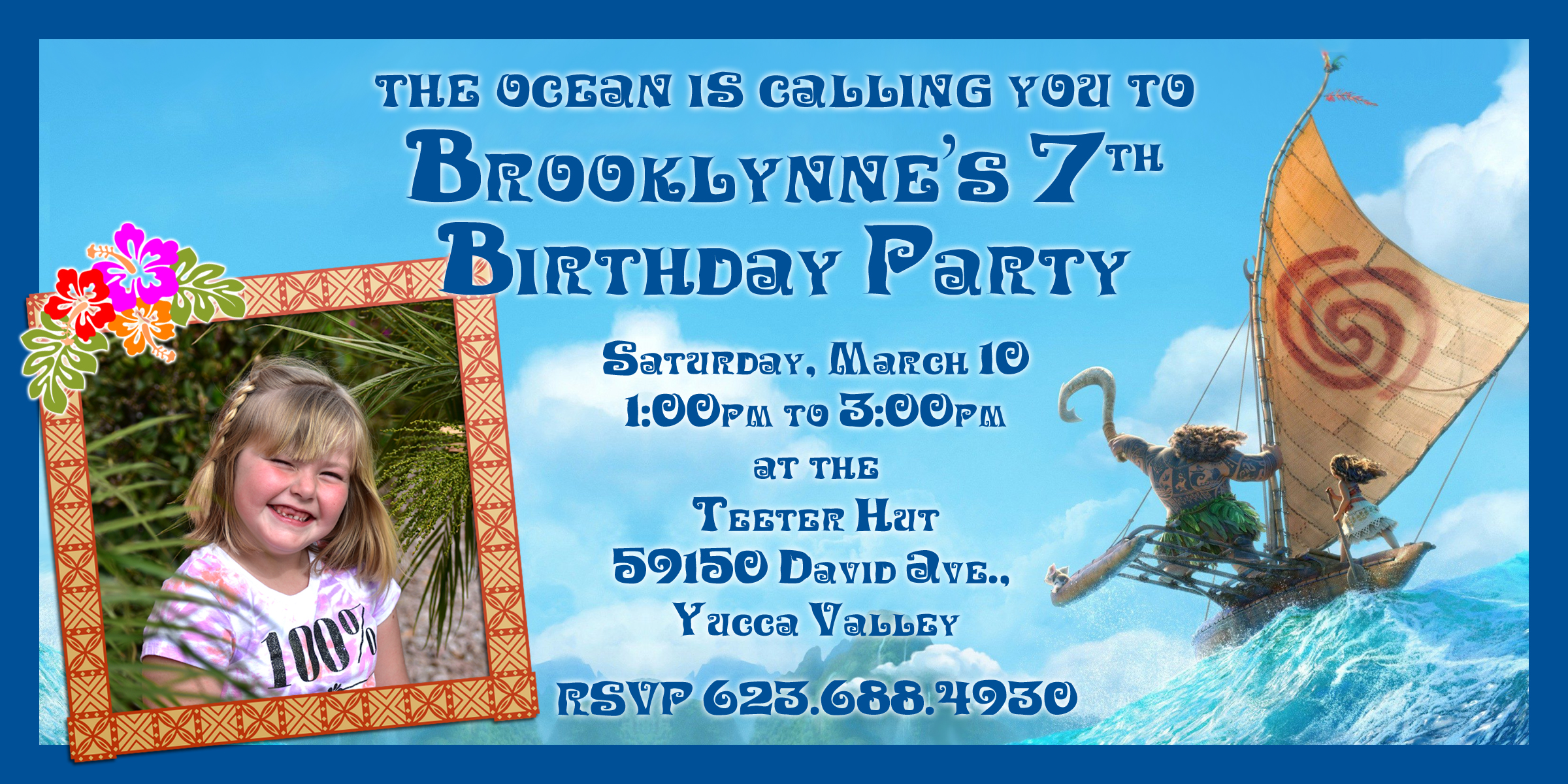 Sweet T Verbena: Moana Birthday Party