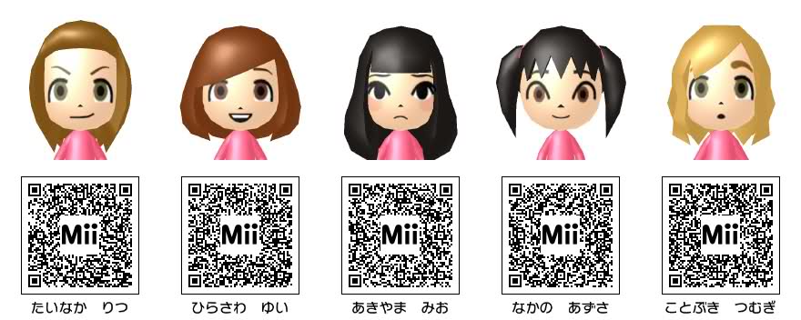 Kuso Gaming: Mii QR Codes