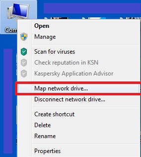 Knowledge Area: How to Create MAP Drive in Windows
