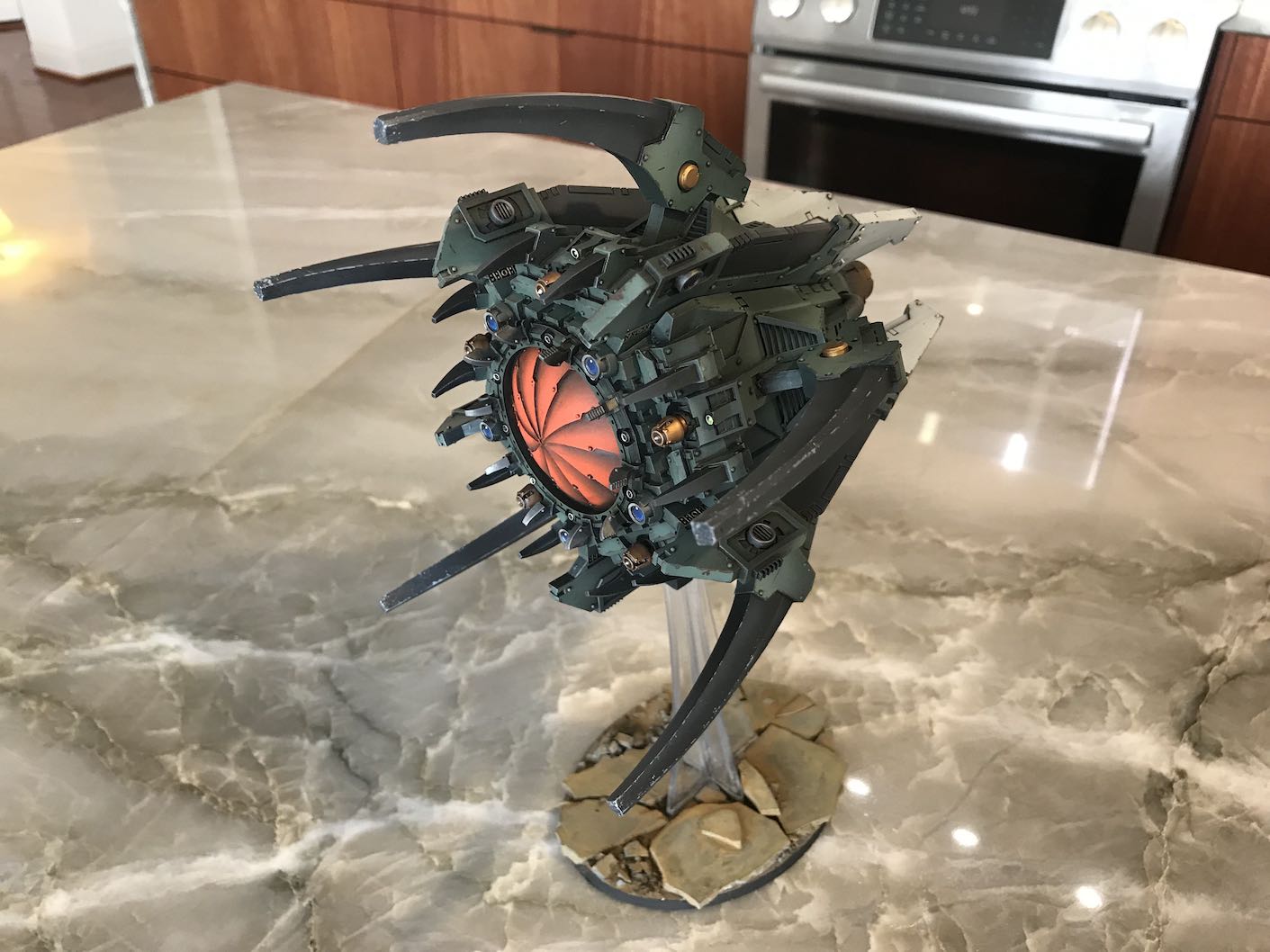 40k Hobby Blog: Sons of Horus Anvillus Pattern Dreadclaw Completed