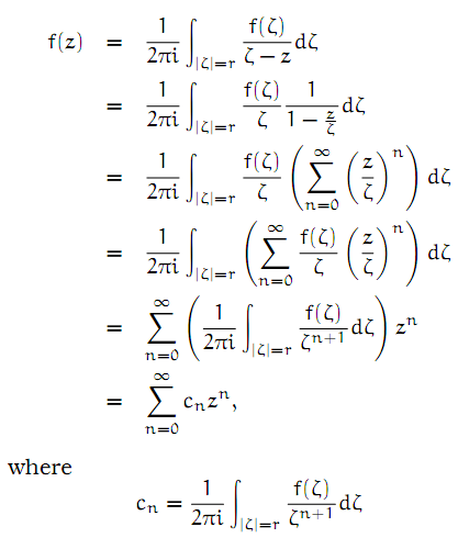 Complex Analysis: #6 Power Series | Physics Reference