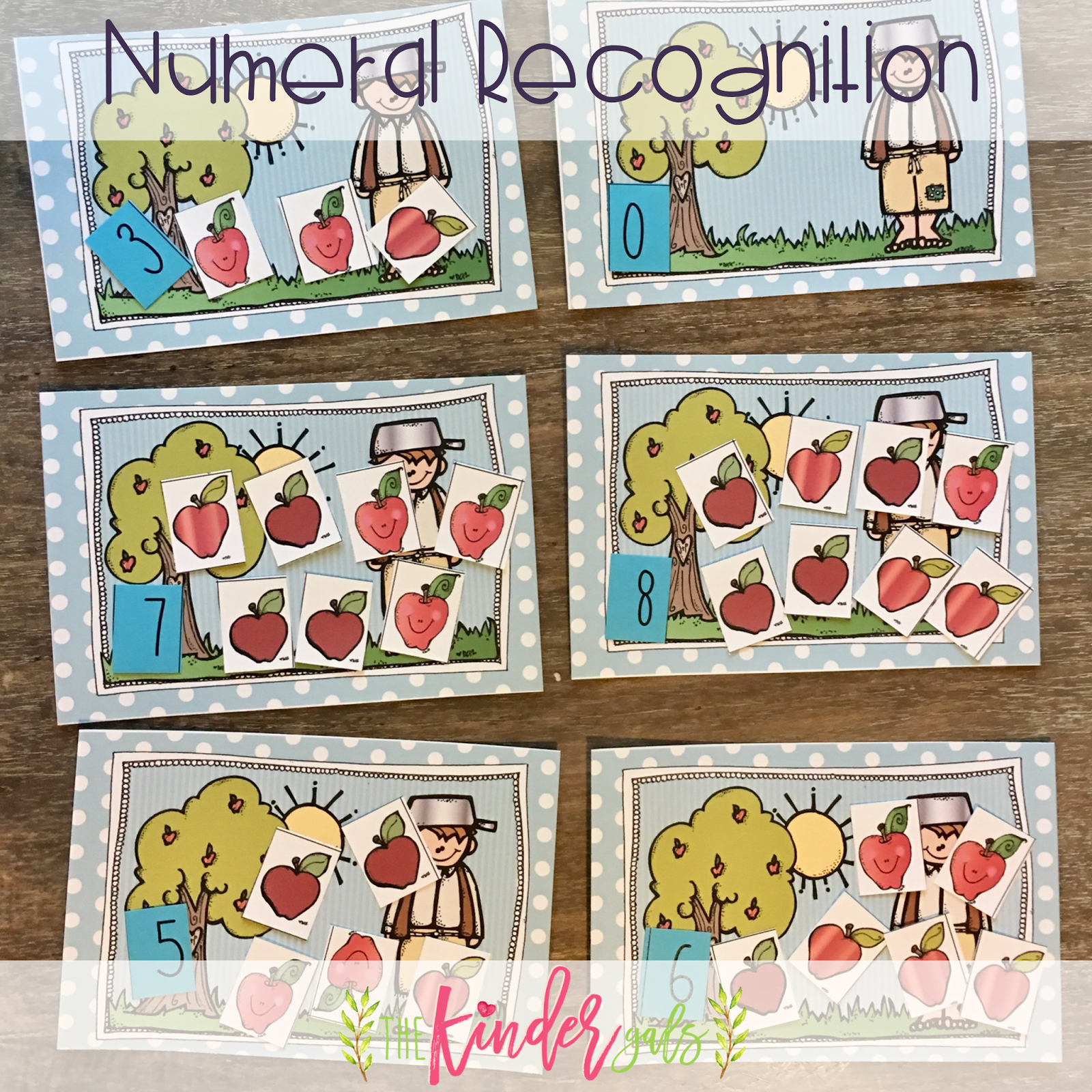 KinderGals: Using Math Mats to Teach Number Standards