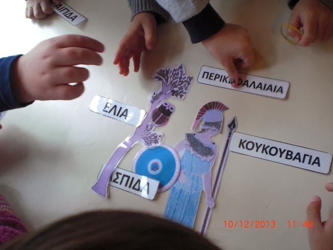 Πυθαγόρειο Νηπιαγωγείο: ΘΕΑ ΑΘΗΝΑ - ΜΟΥΣΕΙΟ ΑΚΡΟΠΟΛΗΣ - ΑΡΧΑΪΚΑ ΧΡΩΜΑΤΑ