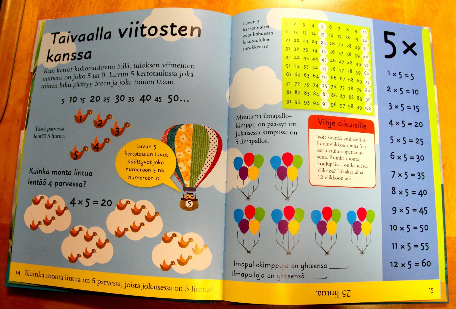 Lasteni parhaaksi: Hauska matematiikkakirja - Pöllö opettaa kertotaulut