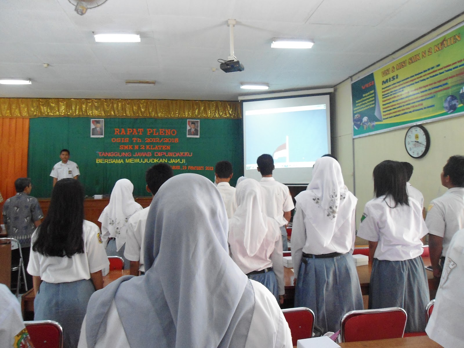 SMK NEGERI 2 KLATEN ( OSIS ): RAPAT PLENO OSIS SMKN 2 KLATEN