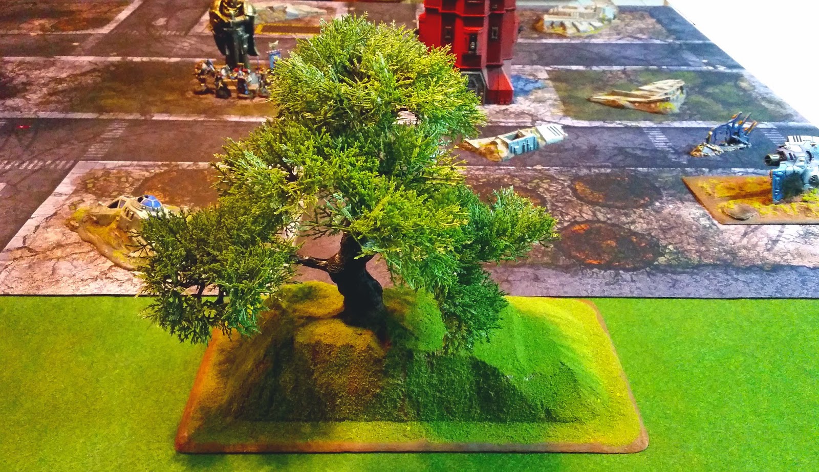 ATTIC WARS - A 40K BLOG!: Giant Trees for 40K Apocalypse!